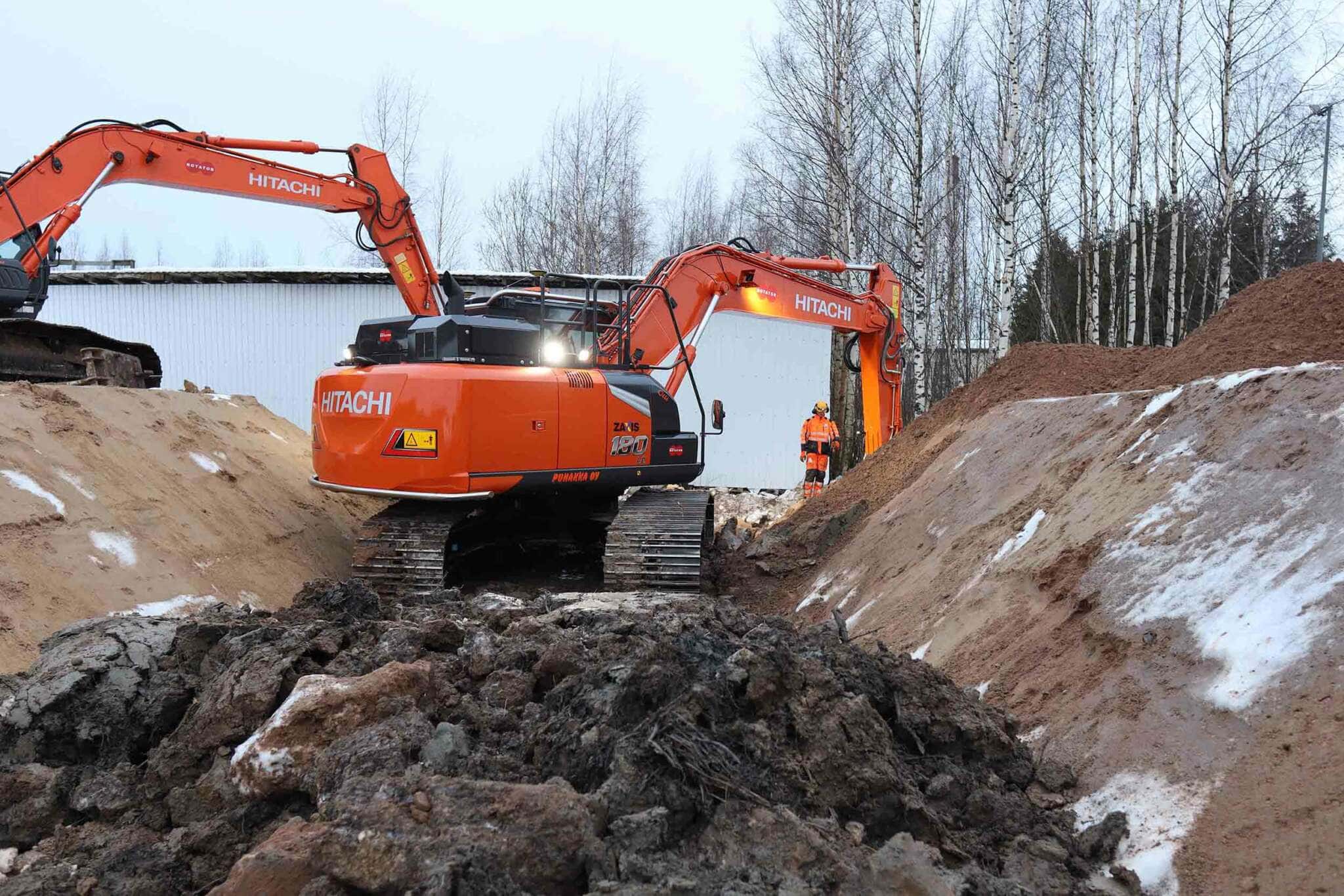Hitachi maarakennuskoneet | Rotator