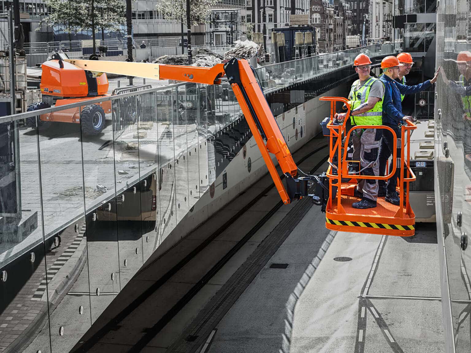 JLG® Hi-Capacity HC3 -puominostimet lisäävät työn tehokkuutta